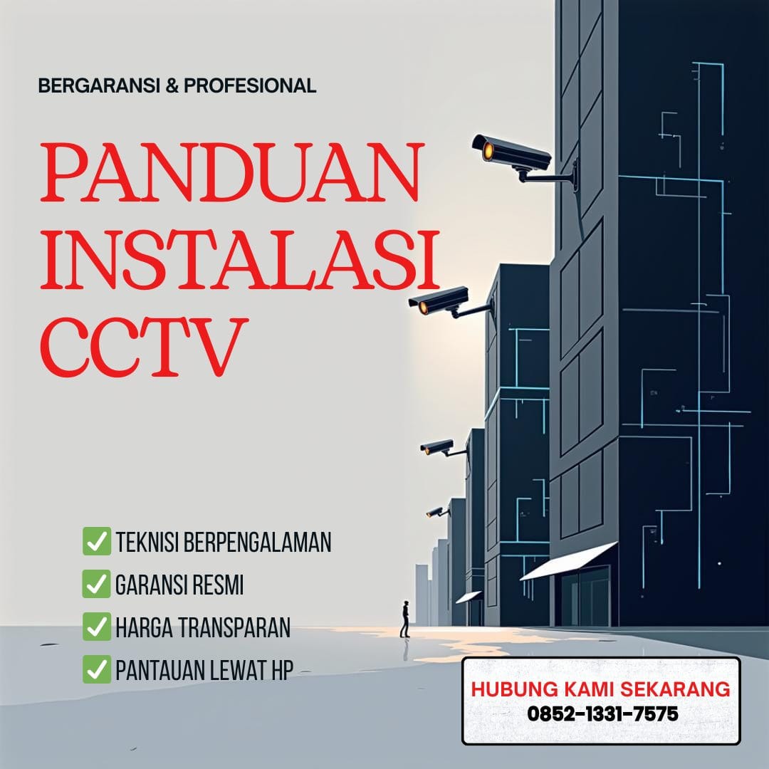 Instalasi CCTV Profesional yang Bikin Tenang 24 Jam Nonstop